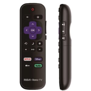 OEM Replacement Remote Control Compatible with All RCA Roku TV Smart TVs【Only Works with RCA Roku TV, Not for Roku Stick and Roku Box】 (Netflix/Disney Plus/Apple TV+ / Hulu)