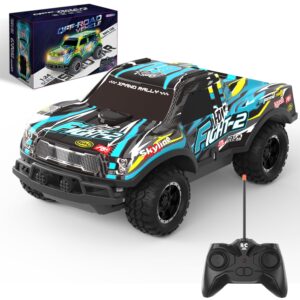 remote control car, 1/24 scale model racing car toys, rc car for kids and boys with cool led lights, hobby rc cars toys birthday gifts for 3 4 5 6 7 8 year old boys girls