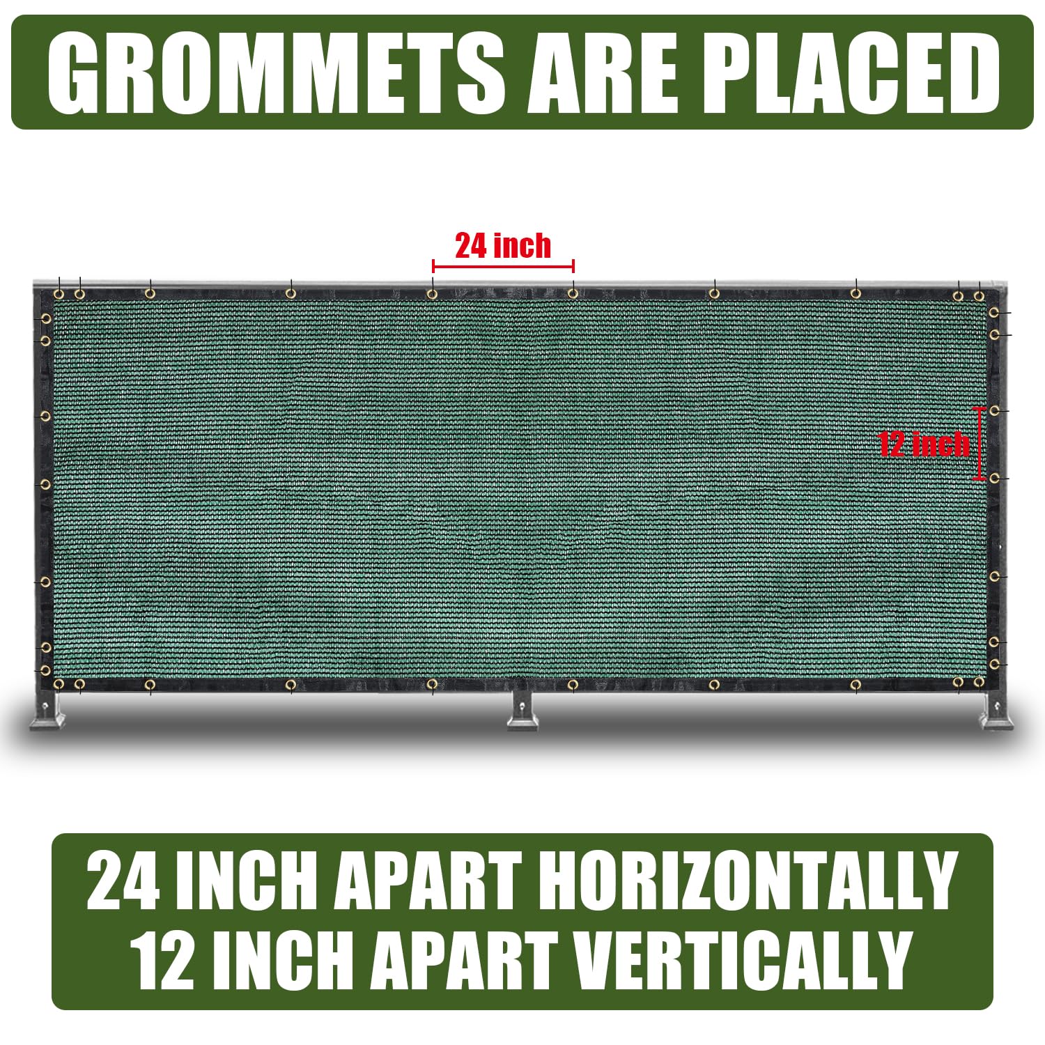 Green 6FT X 50FT Outdoor Privacy Screen Fence & Mesh Shade Net Cover, Ideal for Garden and Backyard - Enhances Privacy for Fencing & Chain Link, Perfect for Patio Privacy Wall, Slats，Freestanding