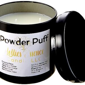 Powder Puff Candle (Large)