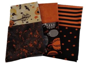 halloweern fat quarter bundle 6 pcs