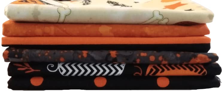 Halloweern Fat Quarter Bundle 6 Pcs