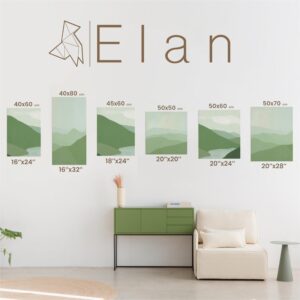 Elan Stretched Canvases 16x24, 6-Pack Canvases for Painting Painting Canvas Bulk, Stretched Canvas for Adults Blank Canvas for Painting, Painting Canvases Paint Canvases for Painting, Art Canvas