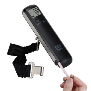 tada 110 lbs travel luggage scale battery-free portable digital hanging hand baggage scale for travel suitcase weight scale with built-in measuring tape