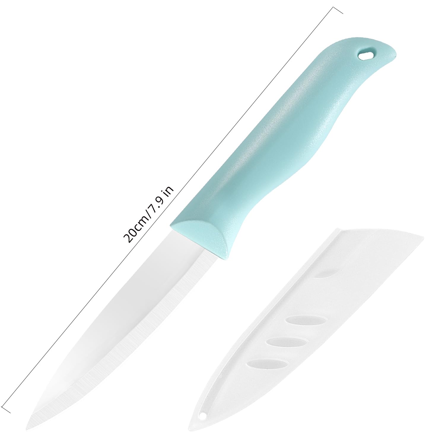 shoplease 3 Pieces Ceramic Knives set, 4 inch Fruit Knife is Suitable for Most Vegetables, Fruits and Meats