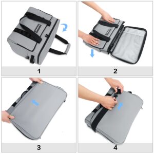 Soft Insulated Cooler Bag Collapsible Large Travel Coolers Soft Sided Coolers Ice Chest, Leakproof, Waterproof, 48-Can, 32L