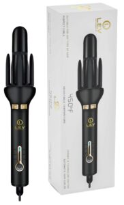 look extremely vip 360 two way rotating professional hair curling iron curler - heatless hair curler | curling wand | look extremely vip 360 airflow styler curling iron (black)