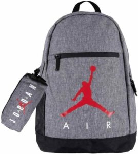 jordan jordan camo boys school backpack, grey, taglia unica