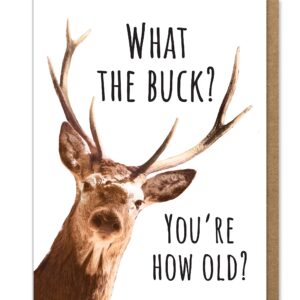 PRESS and POUR Funny Birthday Card, Hunter Birthday Card, Funny Birthday Card for Husband, Birthday Card for Guy, Funny Outdoorsman Birthday Card