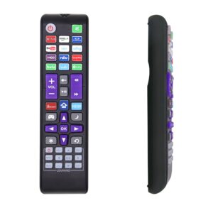 myhgrc universal remote for all roku tv(onn/jvc/rca/philips/element/lg/tcl/hitachi/hisense and more), roku box/player/express, bose wave i/ii/iii/iv and apple 1/2/3 generations [not for roku stick]