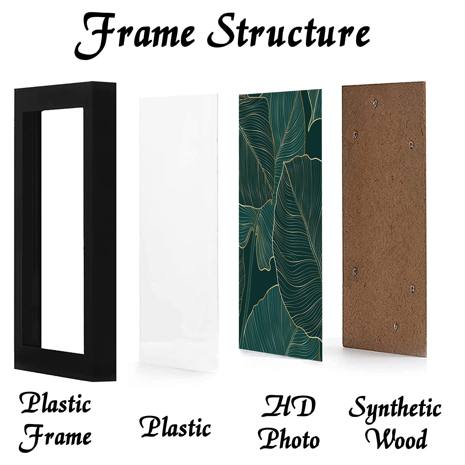 keibiubu Black 11x14 Picture Frame Set of 3, High Transparent Picture Frames for 11 x 14 Photo Poster Certificate Canvas Collage Wall Gallery Desktop Horizontal Vertical 11 By 14