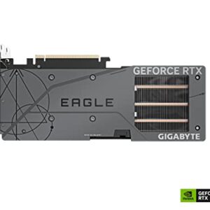 GIGABYTE GeForce RTX 4060 Ti Eagle OC 8G Graphics Card, 3X WINDFORCE Fans, 8GB 128-bit GDDR6, GV-N406TEAGLE OC-8GD Video Card