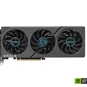 GIGABYTE GeForce RTX 4060 Ti Eagle OC 8G Graphics Card, 3X WINDFORCE Fans, 8GB 128-bit GDDR6, GV-N406TEAGLE OC-8GD Video Card