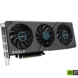 GIGABYTE GeForce RTX 4060 Ti Eagle OC 8G Graphics Card, 3X WINDFORCE Fans, 8GB 128-bit GDDR6, GV-N406TEAGLE OC-8GD Video Card