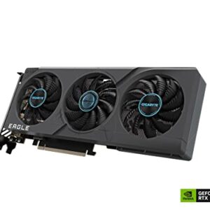 GIGABYTE GeForce RTX 4060 Ti Eagle OC 8G Graphics Card, 3X WINDFORCE Fans, 8GB 128-bit GDDR6, GV-N406TEAGLE OC-8GD Video Card