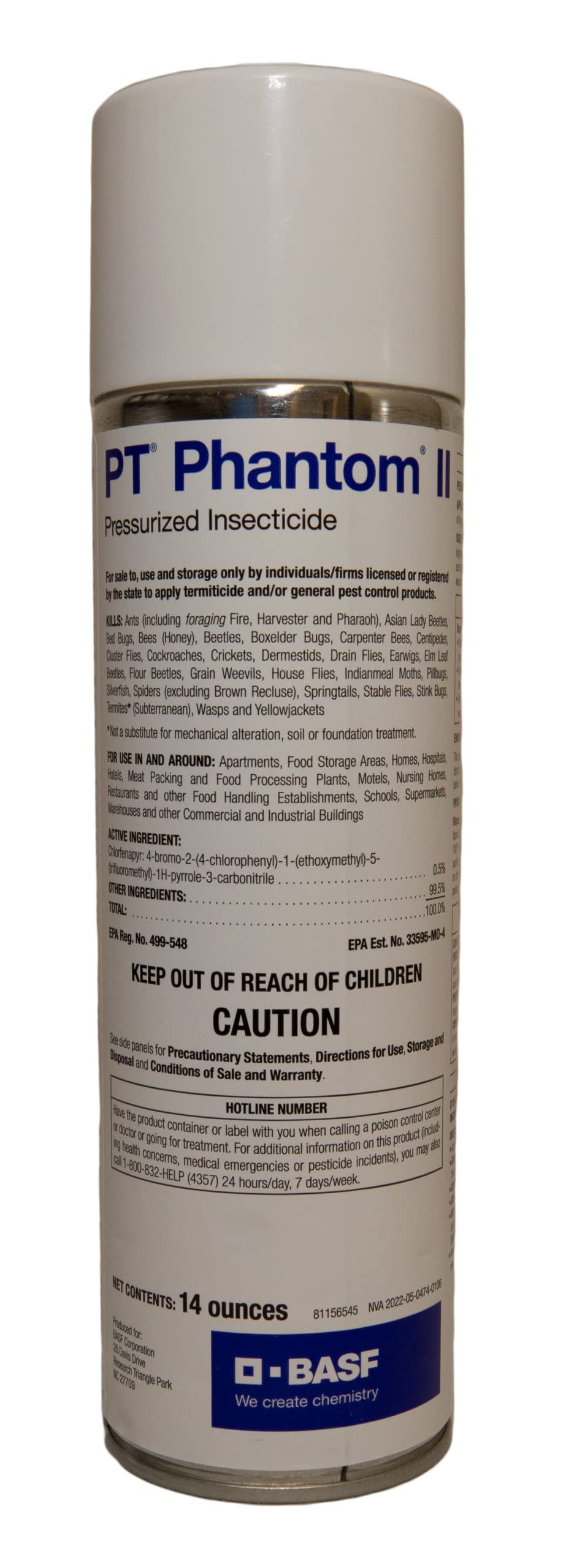 BASF - PT Phantom II - Pressurized Insecticide - 14oz