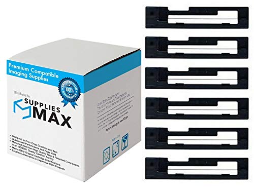 SuppliesMAX Compatible Replacement for Citizen CBM-910/CBM-920/MD-910/MD-911/iDP-3110/iDP-3111 Purple P.O.S. Printer Ribbons (6/PK) (85305)