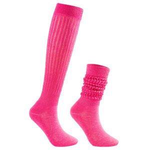 zando 80s socks neon socks pink slouch socks hot pink socks pink leg warmers for women 80s 90s socks 80s outfit for women 80s accessories for women slouch socks rose red one size