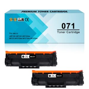 chipink 071 toner cartridge compatible for canon 071 071h for lbp122dw lbp122 lbp120 mf270 mf272dw mf273dw mf275dw printer (black,2300pages)