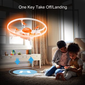 4DRC Mini Drone for Kids,Remote Control drone toys Hobby RC Quadcopter with Yellow&White LED Light,360 Flips, Altitude Hold,Headless Mode,Easy to fly Kids Gifts Toys for Boys and Girls