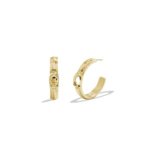 coach women's signature tabby hoop earrings