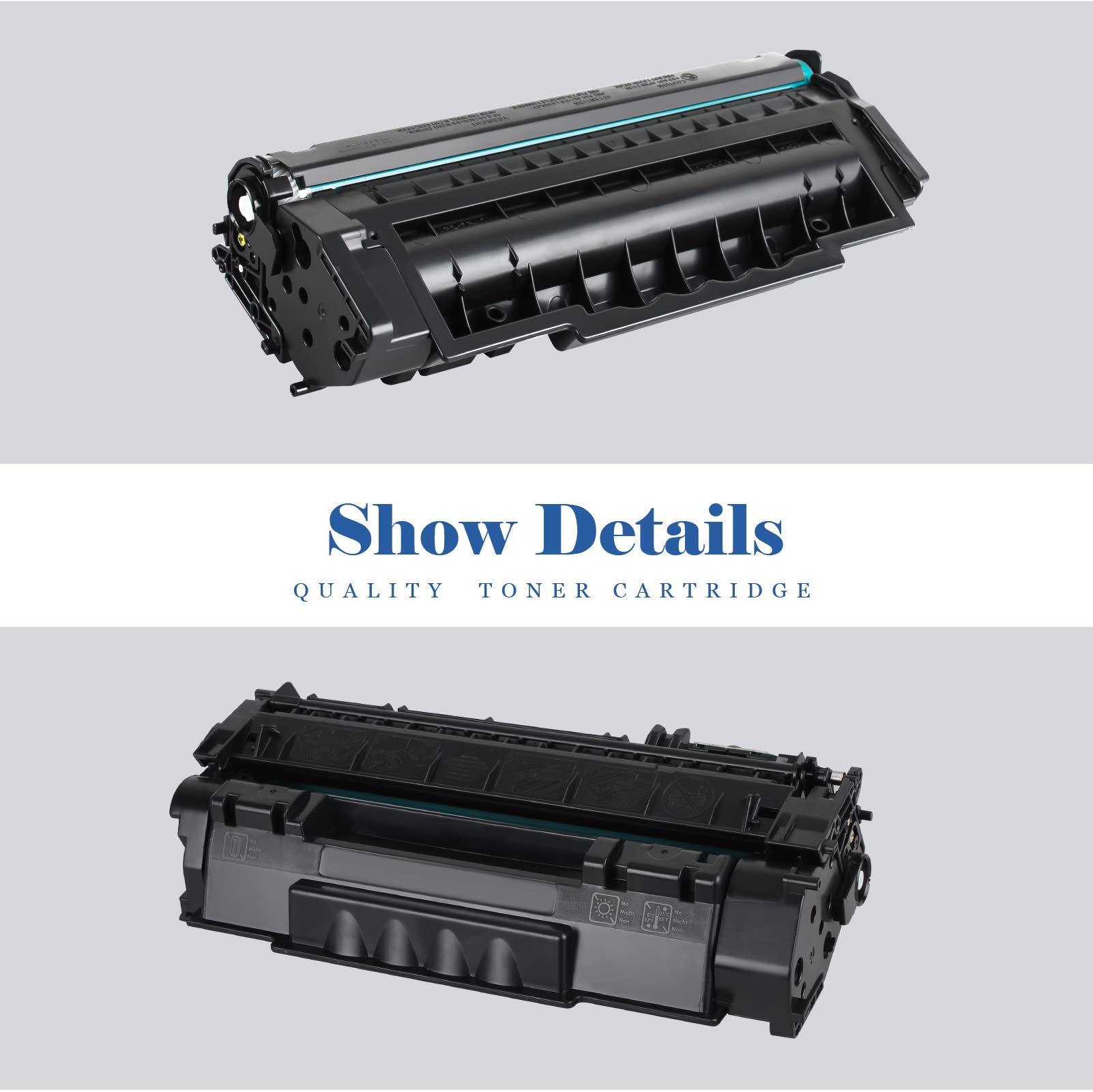 49A Black Toner Cartridge 2 Pack Compatible Replacement for HP 49A Q5949A Q7553A 53A Toner for HP Laserjet 1320 Toner Cartridge work for P2015 1320tn 1320nw 1320n P2015n P2015d Printer Ink