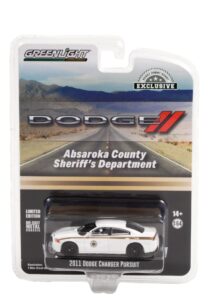 greenlight 1:64 2011 charger pursuit - absaroka county sheriff's department 30334 [shipping from canada]