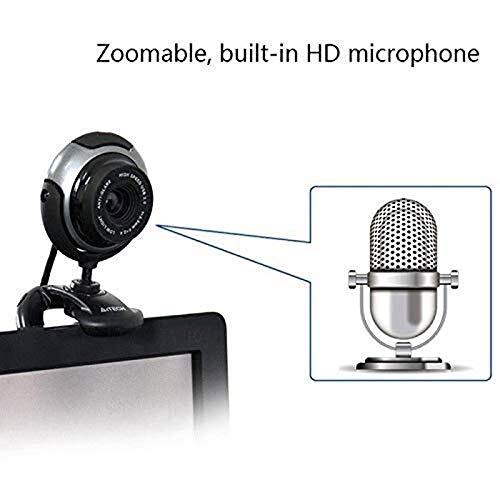 Full HD USB Streaming Camera with Microphone for Video Conferencing Online Work Home Office for Laptops Desktop and Gaming Black Suitable for Home Computer Equipment