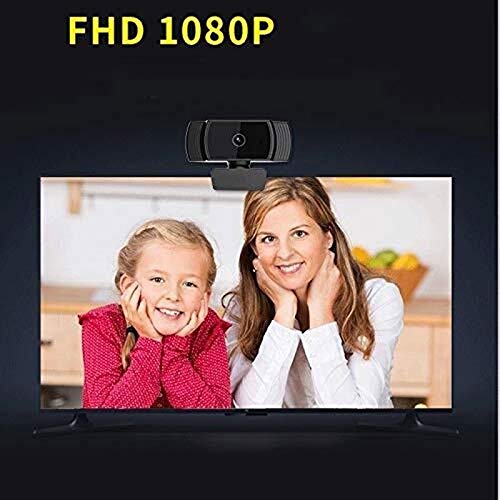 Full HD Computer Camera 1080P USB Streaming Webcam with Microphone Webcam for Gaming Conferencing Working Laptop or Desktop PC USB Computer Camera Suitable for Home Computer eq