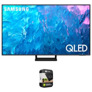 samsung qn85q70ca 85 inch q70c qled 4k smart tv bundle with 1 yr cps enhanced protection pack (2023 model)