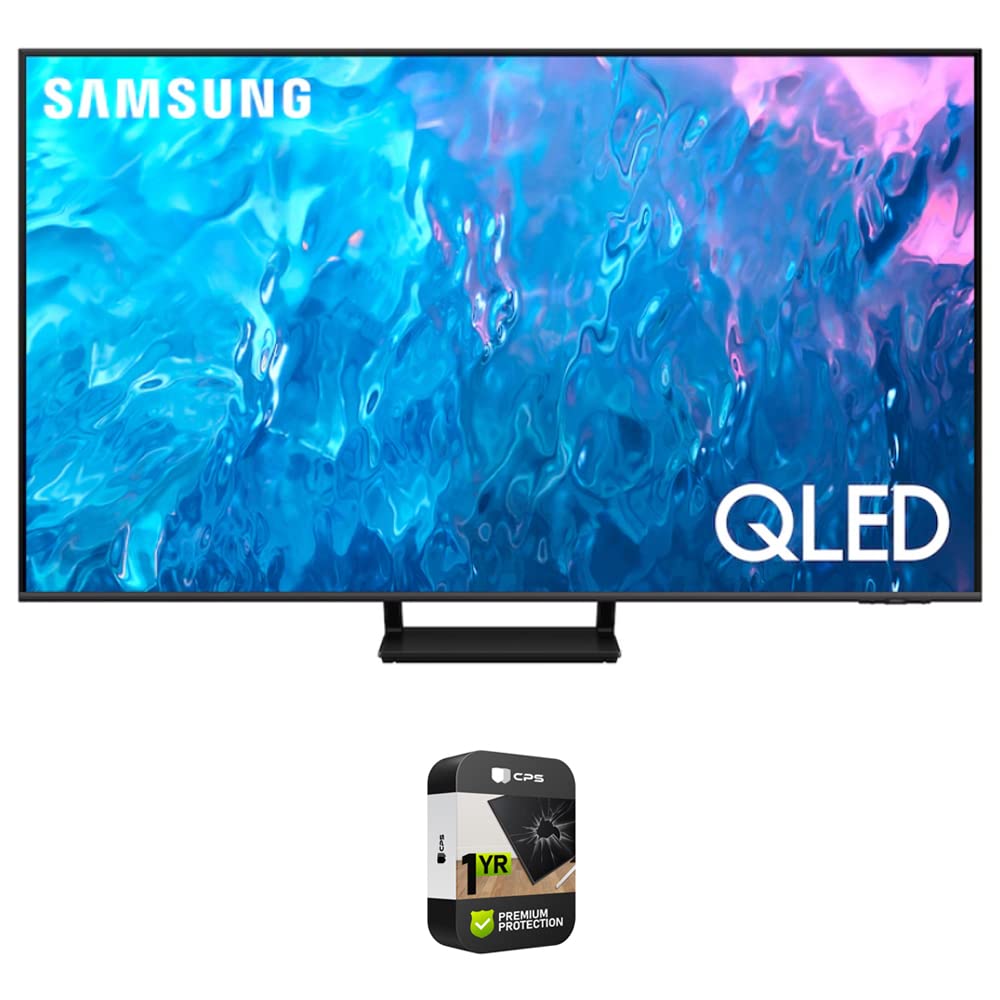 SAMSUNG QN85Q70CA 85 Inch Q70C QLED 4K Smart TV Bundle with 1 YR CPS Enhanced Protection Pack (2023 Model)