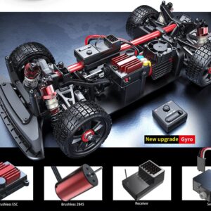 Fenamx 4x4 Brushless Rc Cars 14301 Hyper 4wd Rc Car All-Road RC Drift Car Brushless Scale 2.4G 4wd High Speed Electric,Terreneitor 4x4 Carros,1/14 High Speed Rc Cars Drift for Adults…