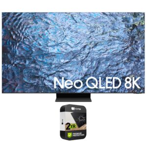 samsung qn85qn900cfxza 85 inch neo qled 8k smart tv 2023 (renewed) bundle with 2 yr cps enhanced protection pack