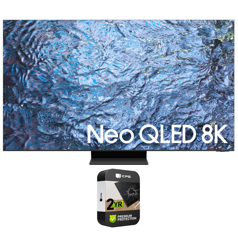 SAMSUNG QN85QN900CFXZA 85 Inch Neo QLED 8K Smart TV 2023 (Renewed) Bundle with 2 YR CPS Enhanced Protection Pack