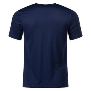 Nike Mens Team Legend Short Sleeve Crew T-Shirt (Large, College Navy)