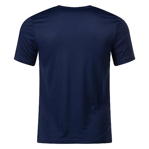 Nike Mens Team Legend Short Sleeve Crew T-Shirt (Large, College Navy)