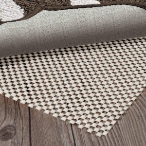 baleine non slip rug pad rug gripper for hardwood floors, extra thick non slip mat under carpet (8'x10')