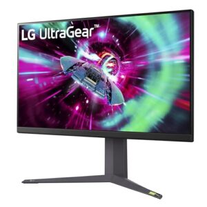 LG 32" UltraGear 4K UHD (3840x2160) Gaming Monitor, 144Hz, 1ms, VESA DisplayHDR 400, G-SYNC and AMD FreeSync Premium, HDMI 2.1, DisplayPort, 4-Pole HP Out DTS HP:X, Tilt/Height/Pivot Stand, Black