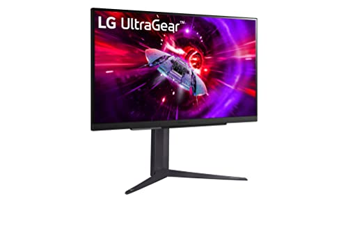 LG 27" UltraGear QHD (2560x1440) Gaming Monitor, 240Hz, 1ms, VESA DisplayHDR 400, G-SYNC and AMD FreeSync Premium, HDMI 2.1, DisplayPort, 4-Pole HP Out DTS HP:X, Tilt/Height/Pivot Stand, Black