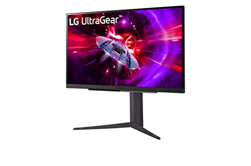 LG 27" UltraGear QHD (2560x1440) Gaming Monitor, 240Hz, 1ms, VESA DisplayHDR 400, G-SYNC and AMD FreeSync Premium, HDMI 2.1, DisplayPort, 4-Pole HP Out DTS HP:X, Tilt/Height/Pivot Stand, Black