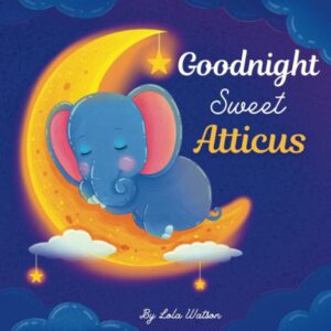 goodnight sweet atticus: a personalized children's book & bedtime story for kids ( gift idea for baby shower, christmas & birthday )