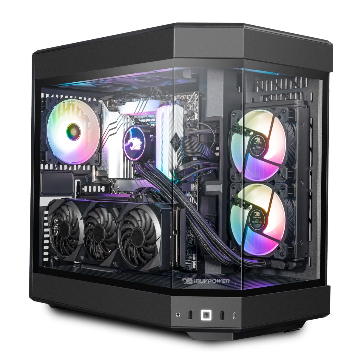 iBUYPOWER Gaming PC Computer Desktop Y60BI9N46T01 (Intel Core i9 13900KF, RTX 4060Ti 8GB, 32GB DDR5 5200 RGB (16x2), 2TB NVMe SSD, Windows 11 Home)