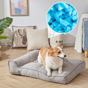 RAINBEAN 10lbs Bean Bag Filler, Shredded Memory Foam Filling for Bean Bag Chair, Dog Beds, Cushions Pillows, Added Gel Particles