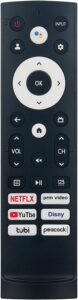 replacement remote control for hisense smart google tv model 43a6h 50a6h 55a6h 65a6h 75a6h 50u6h 55u6h 65u6h 75u6h 65u8h 75u8h