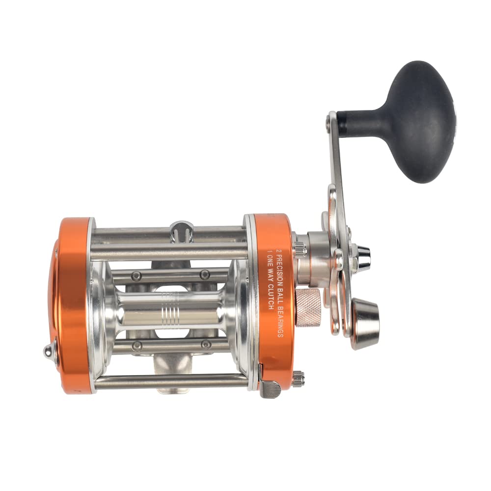 ANCIENT MARINER 6000 Fishing Reels, More Powerful Ancient Mariner Reels 6000 Catfish Right Hand, Orange