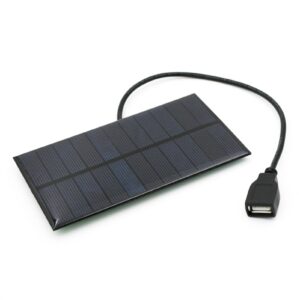 1.65w solar charger, 5.5v 300ma usb portable solar panel, waterproof solar phone charger for outdoor survival camping, solar bank for smart phone, 1pcs/3pcs