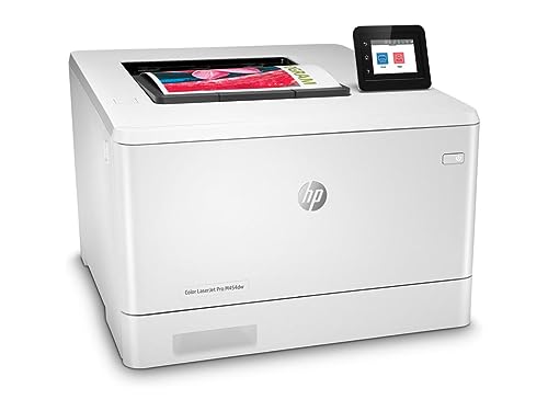 HP Manufacturer RENEWED Laserjet PRO M454DW Printer 28PPM 600X600DPI 300-SHEET, White