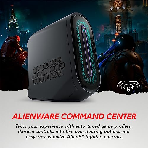 Alienware Aurora R15 Gaming Desktop - Intel Core i7-13700F, 16GB DDR5 RAM, 512GB SSD+1TB HDD, NVIDIA RTX 4070 Ti, Liquid Cooling, Windows 11 Home, 1-Year Premium Support - Dark Side of The Moon