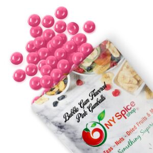 ny spice shop pink gumballs - 5 pound chewing gum gumballs - gumballs for gumball machine - fruit flavored bubble gum bulk - kosher gumball machine refills for kids - approx 250 pcs