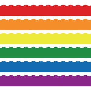 68ft morandi color bulletin board borders 6 corlor 60pcs classroom bulletin board trim border stickers for summer holiday school classroom home party decoration (multicolour)